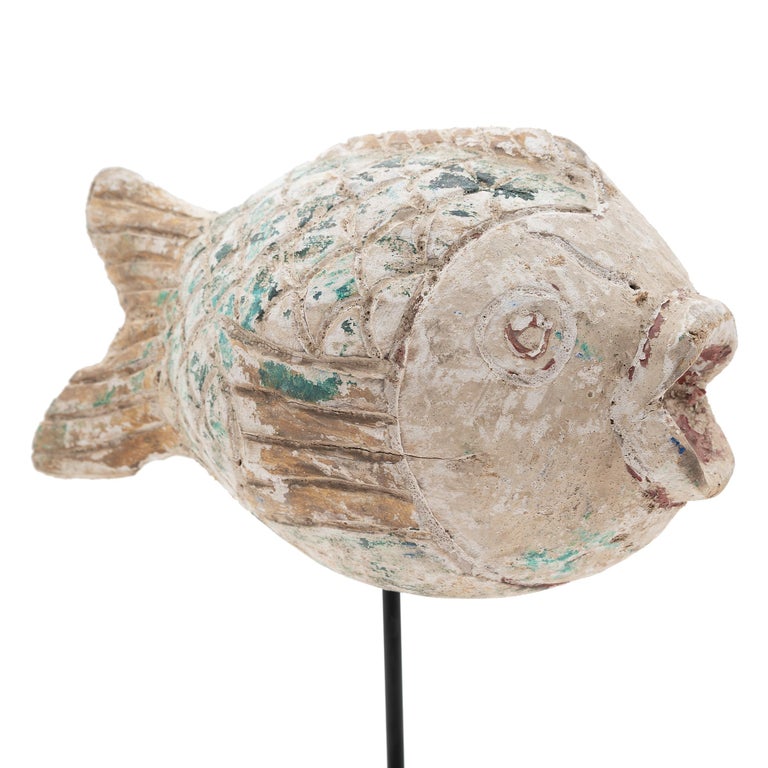 Chinese Painted Lucky Fish For Sale at 1stDibs
