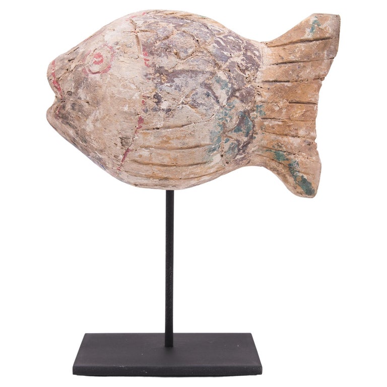Chinese Painted Lucky Fish at 1stDibs