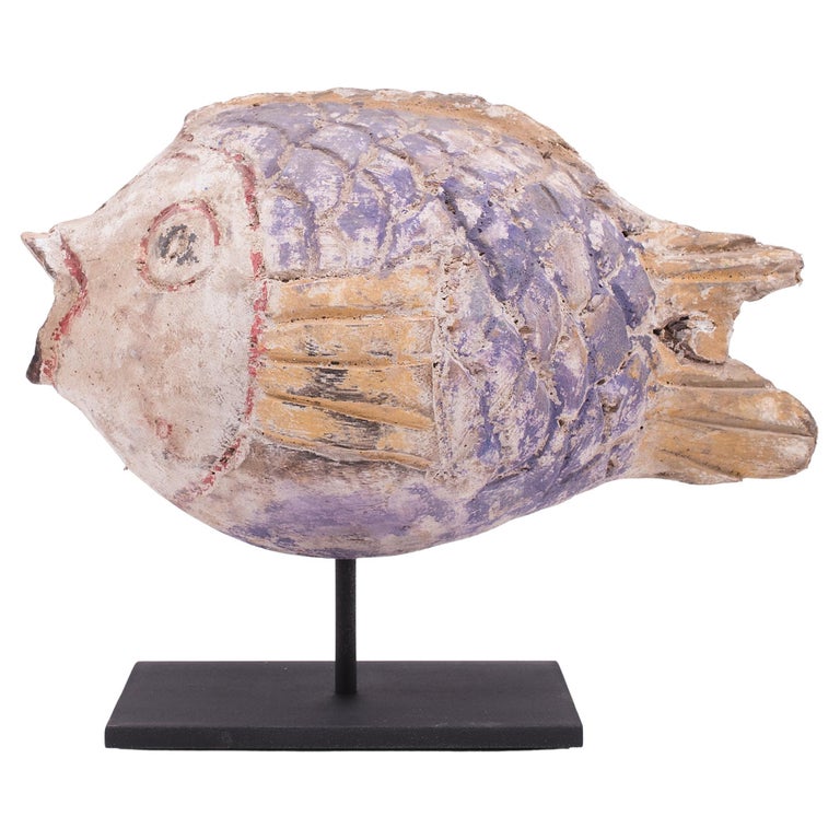 Chinese Painted Lucky Fish at 1stDibs