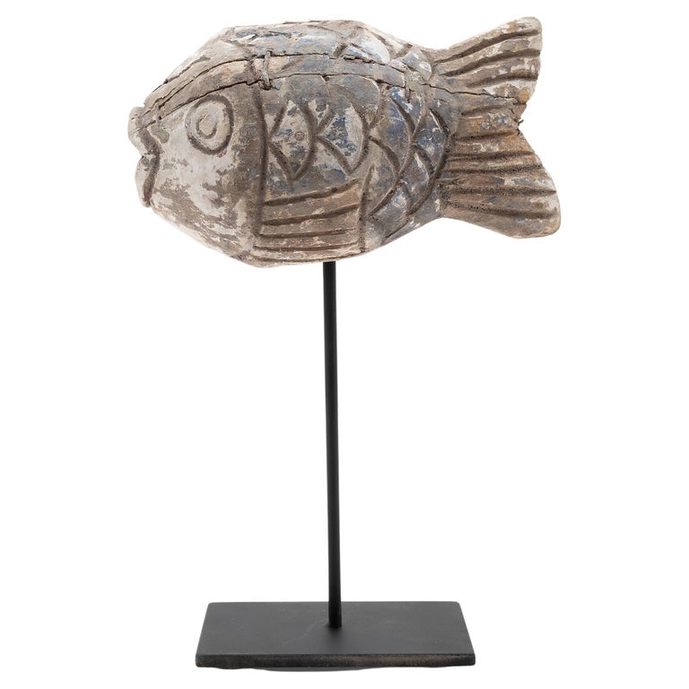 Chinese Painted Lucky Fish For Sale at 1stDibs