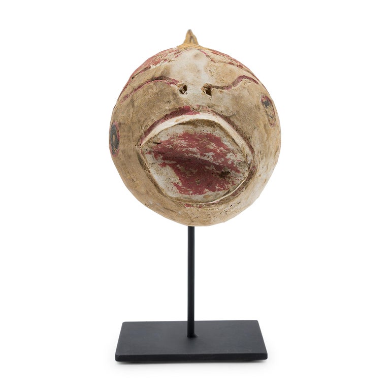 Chinese Painted Lucky Fish Sculpture For Sale at 1stDibs