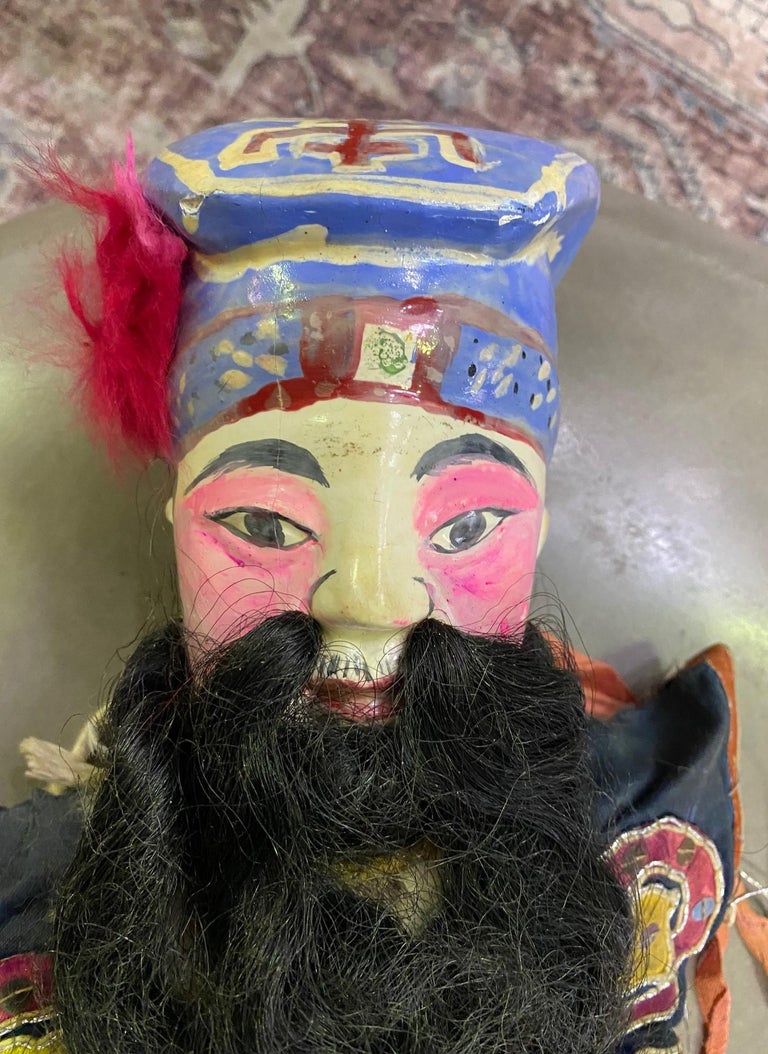 Chinese Peking Opera Theatre Puppet Marionette Doll, Early 1900s For ...