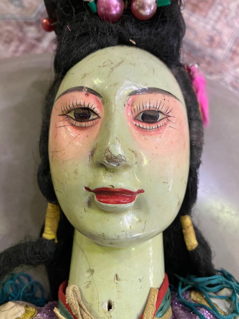 Chinese Peking Opera Theatre Puppet Marionette Doll, Early 1900s For ...