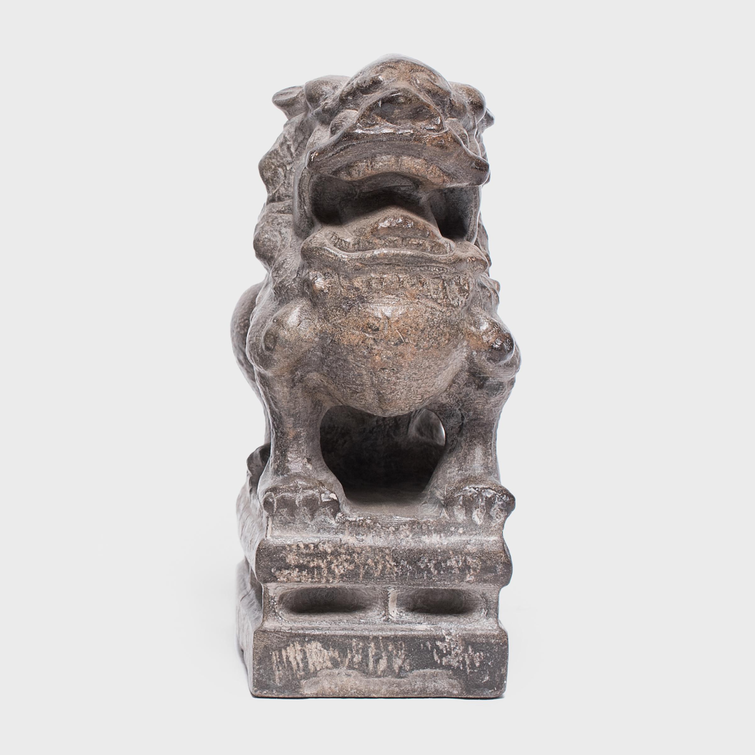 Chinese Petite Fu Lion Guardian For Sale at 1stDibs