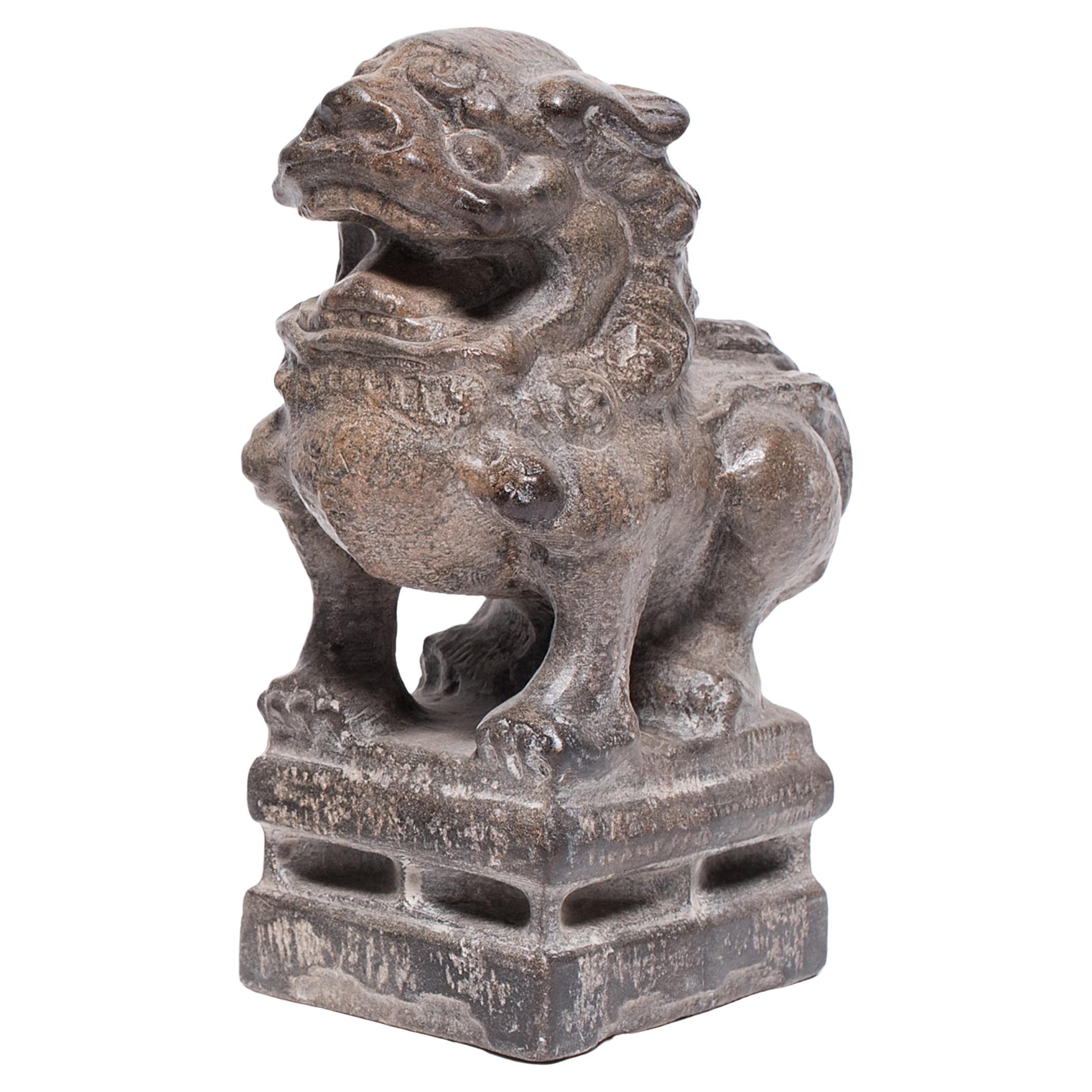 Chinese Petite Fu Lion Guardian For Sale at 1stDibs