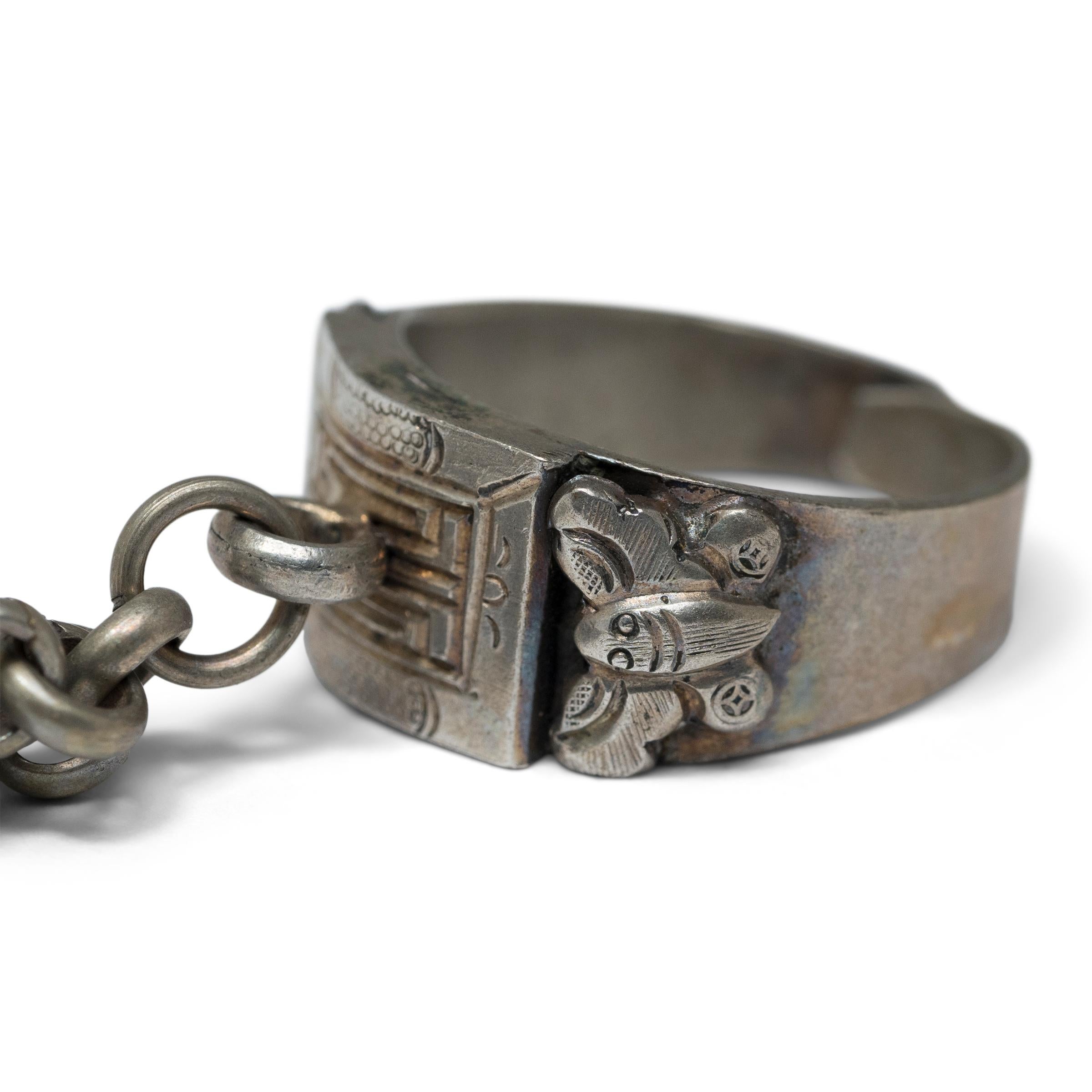 Chinese Pig Charm Ring, circa 1900 For Sale at 1stDibs