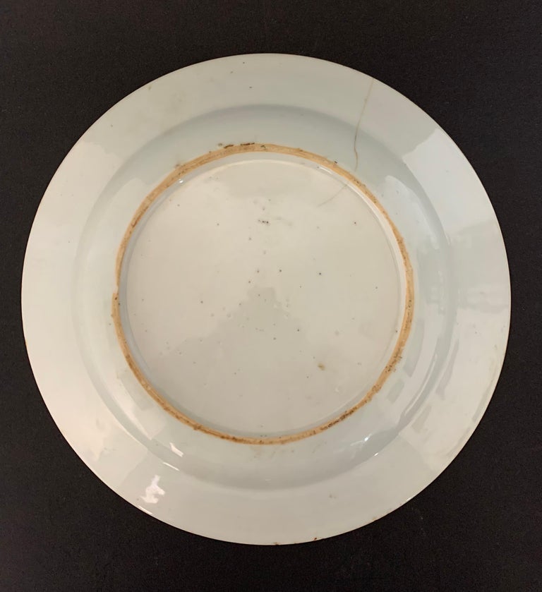 Chinese Plate from The Pink Family Porcelain 18th Century For Sale at ...