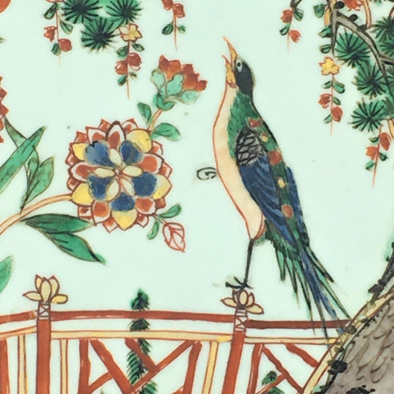 Chinese Porcelain Famille Verte Dish For Sale at 1stDibs