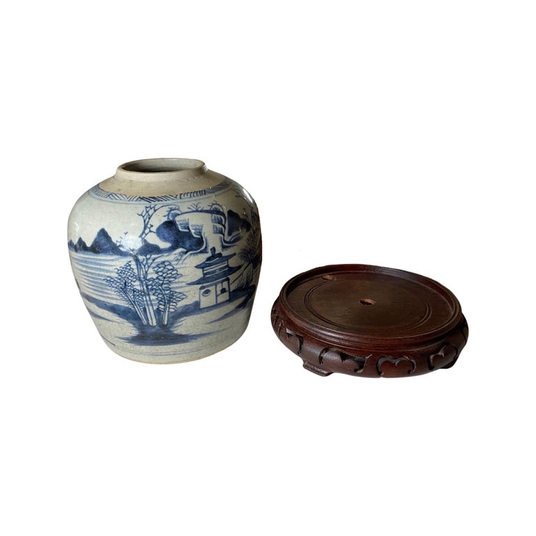 Chinese Porcelain Storage Jar For Sale at 1stDibs