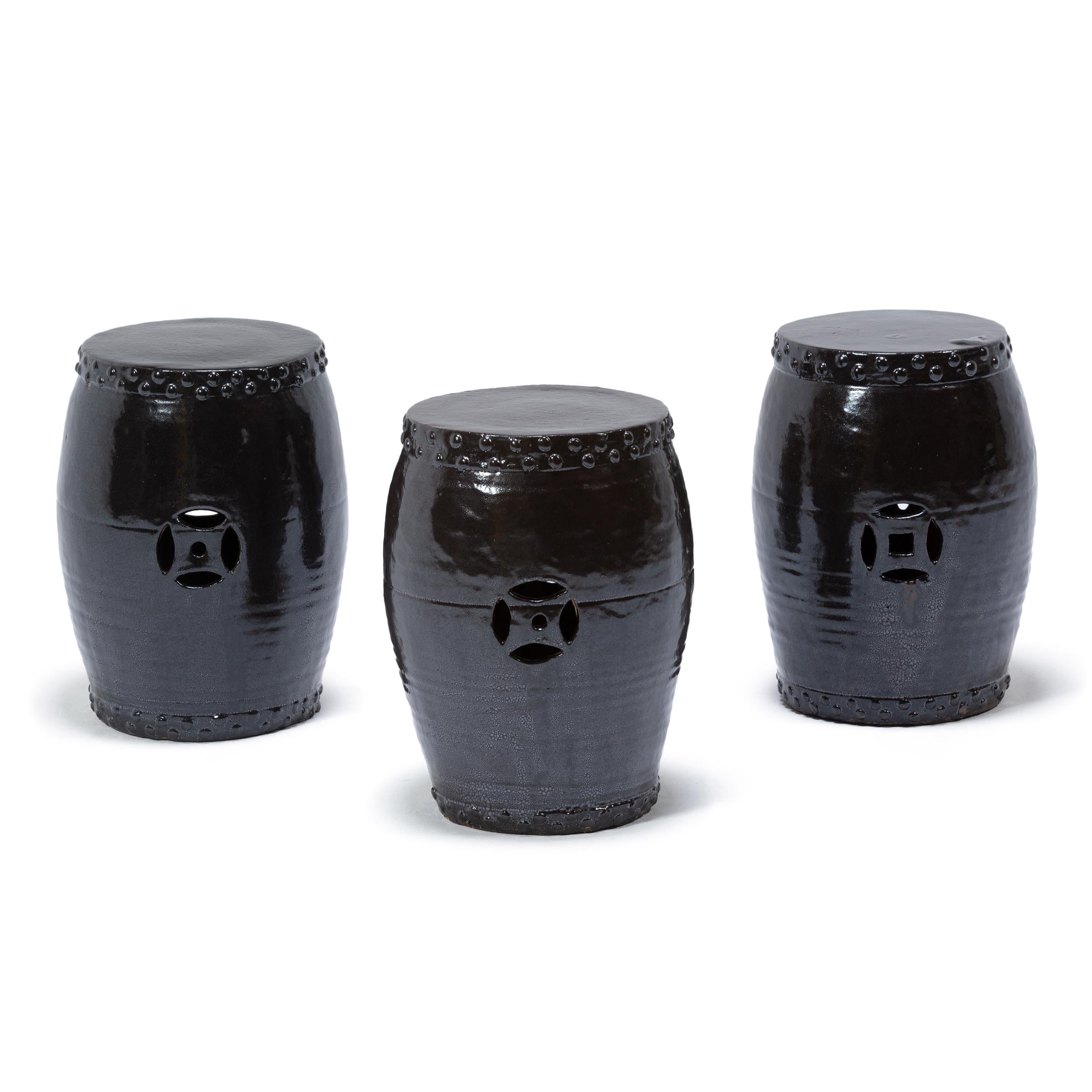 Chinese Prosperity Drum Stool, c. 1900 For Sale at 1stDibs | drum ...