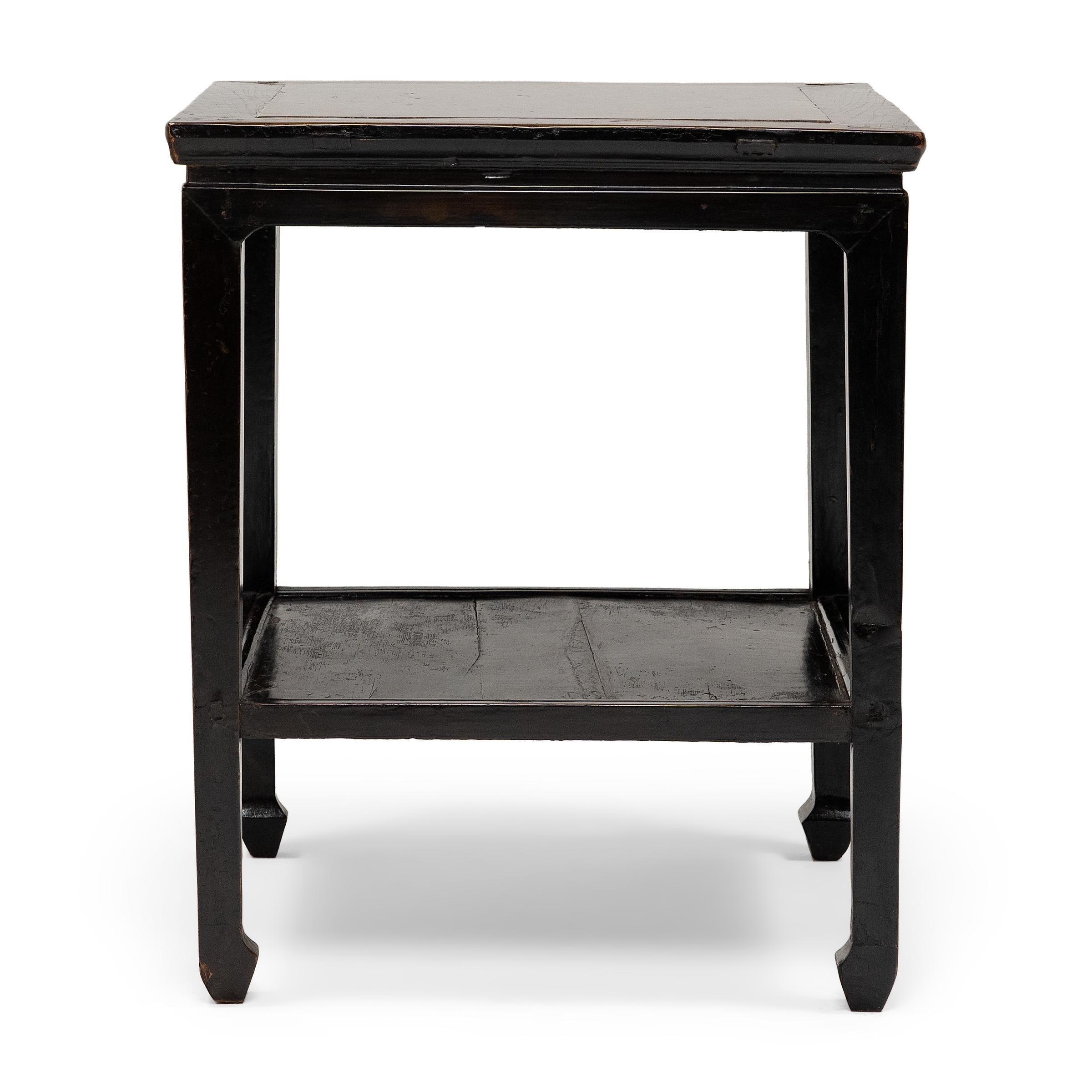 Chinese Puddingstone Top Side Table, c. 1900 For Sale at 1stDibs