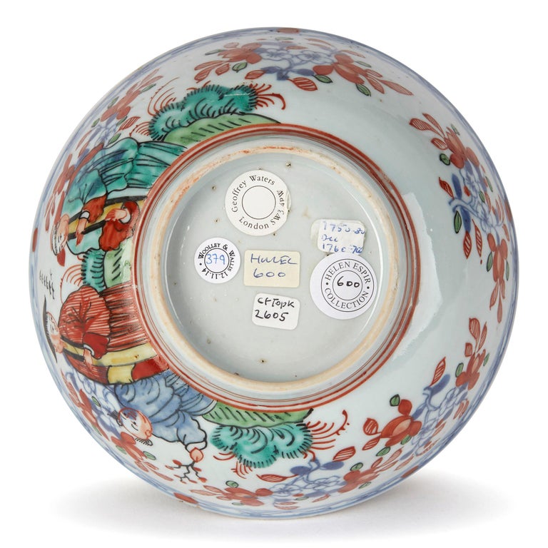 Chinese Qianlong Overdecorated Porcelain Bowl, 18th Century at 1stDibs ...