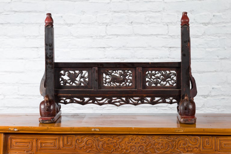 Chinese Qing Dynasty 18th Century Mirror Frame with Hand-Carved ...