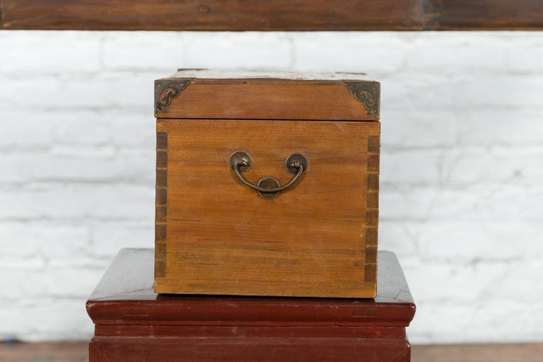 Chinese Qing Dynasty Early 20th Century Decorative Box with Dovetail ...