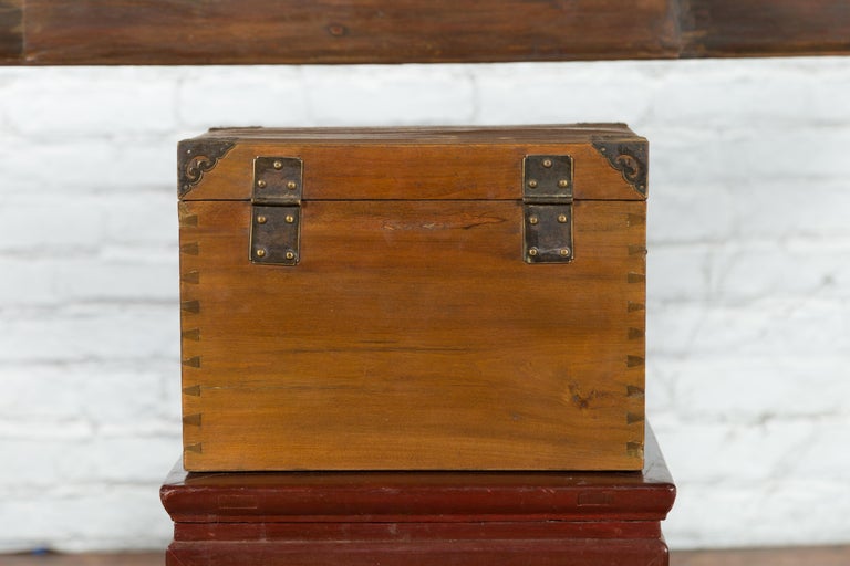 Chinese Qing Dynasty Early 20th Century Decorative Box with Dovetail ...