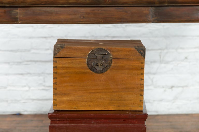 Chinese Qing Dynasty Early 20th Century Decorative Box with Dovetail ...