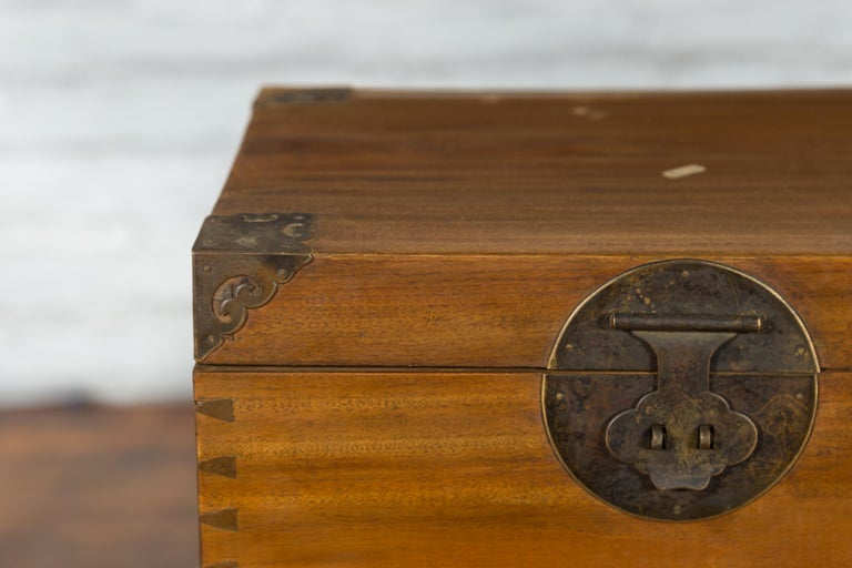 Chinese Qing Dynasty Early 20th Century Decorative Box with Dovetail ...