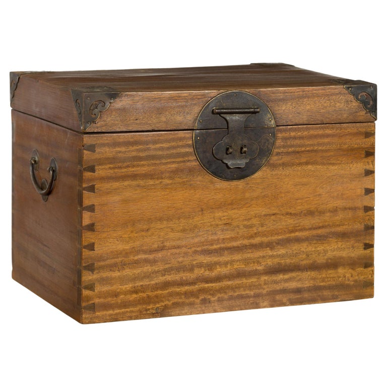 Chinese Qing Dynasty Early 20th Century Decorative Box with Dovetail ...