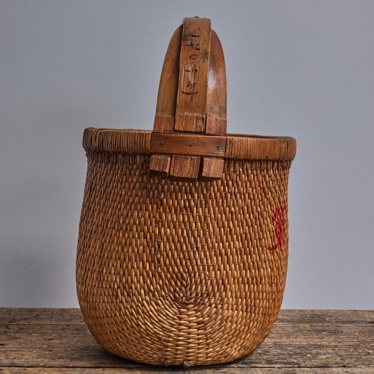 Chinese Rice Basket For Sale at 1stDibs