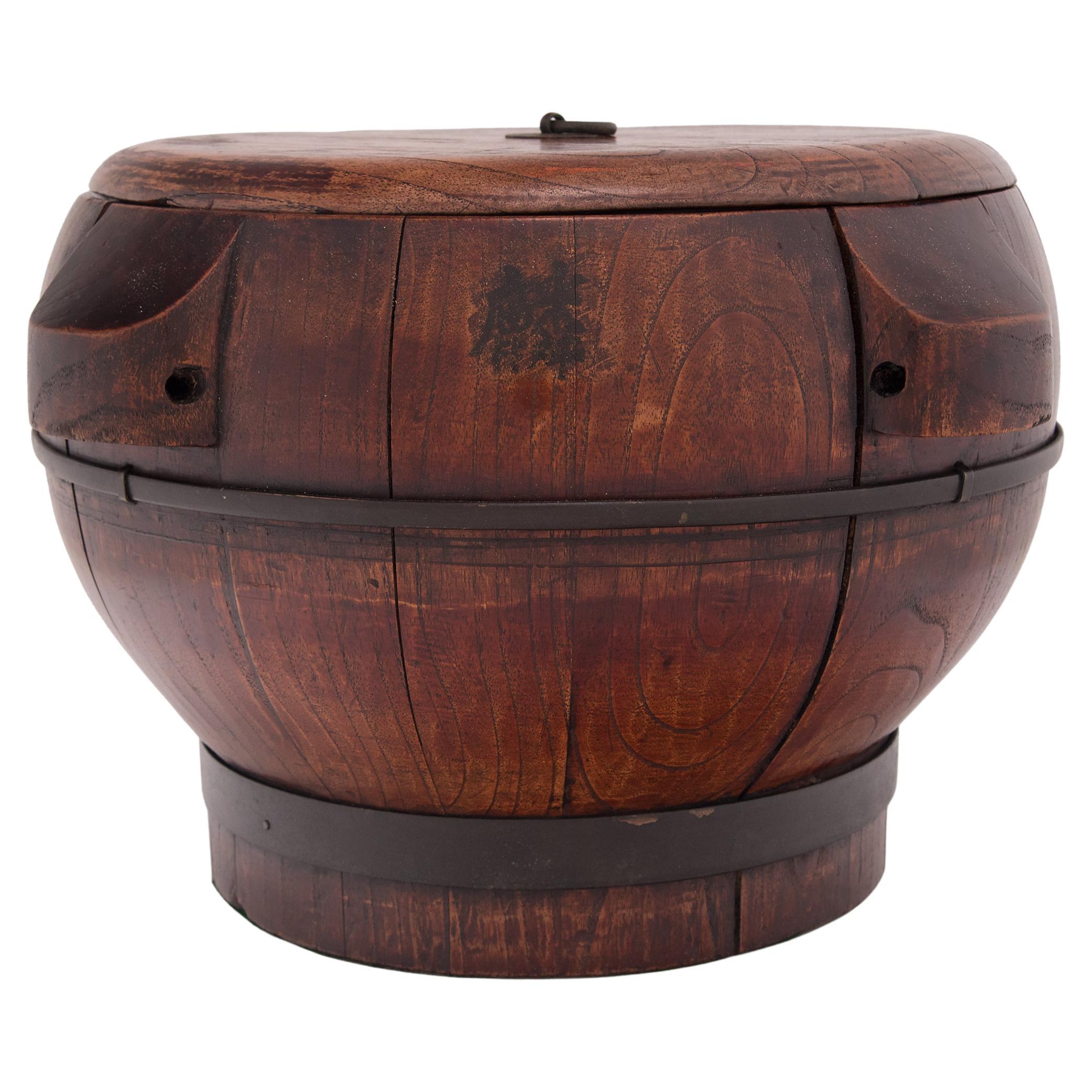 Round Silver Plate Box, Container For Sale at 1stDibs