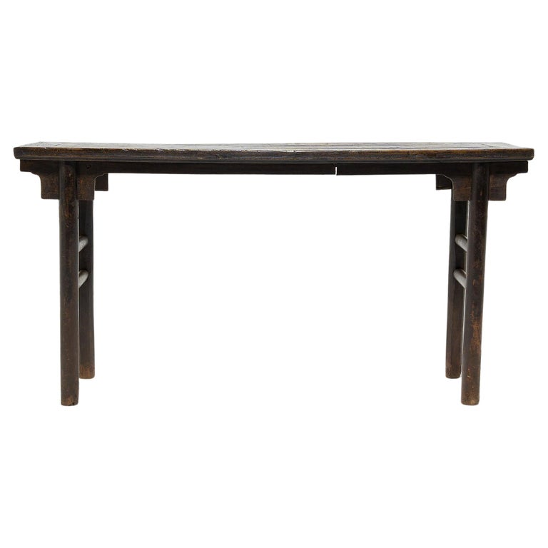 Chinese Round Leg Altar Table, c. 1800 For Sale at 1stDibs