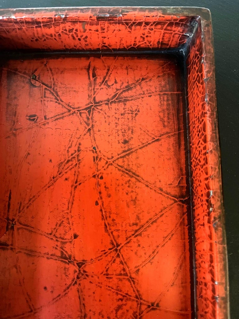 Chinese Royal Lacquer Box for Poetry Slips For Sale at 1stDibs