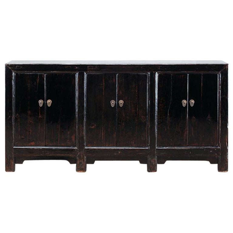 Chinese Sideboard with Six Doors and Restoration at 1stDibs