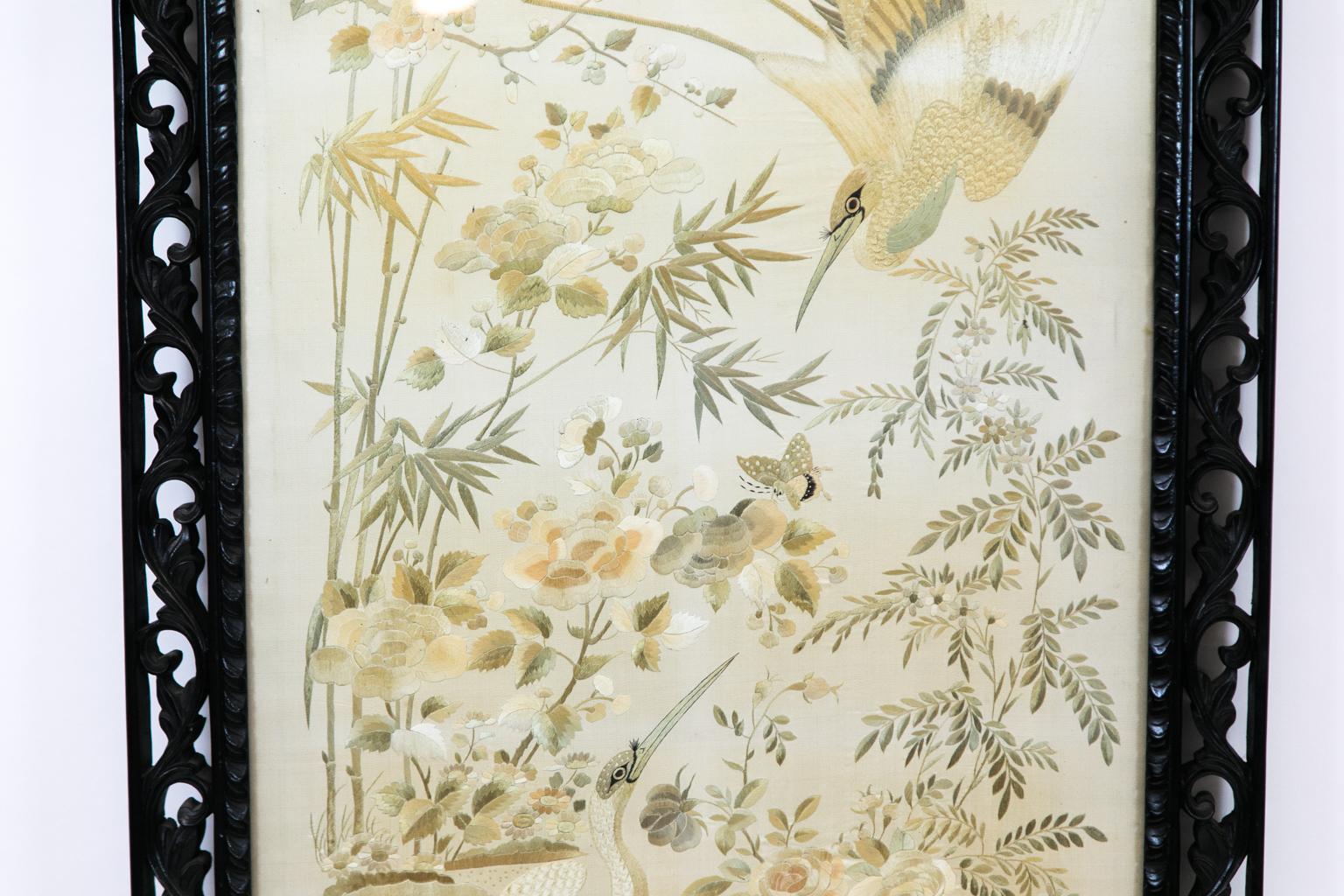 Chinese Silk Needlework For Sale at 1stDibs