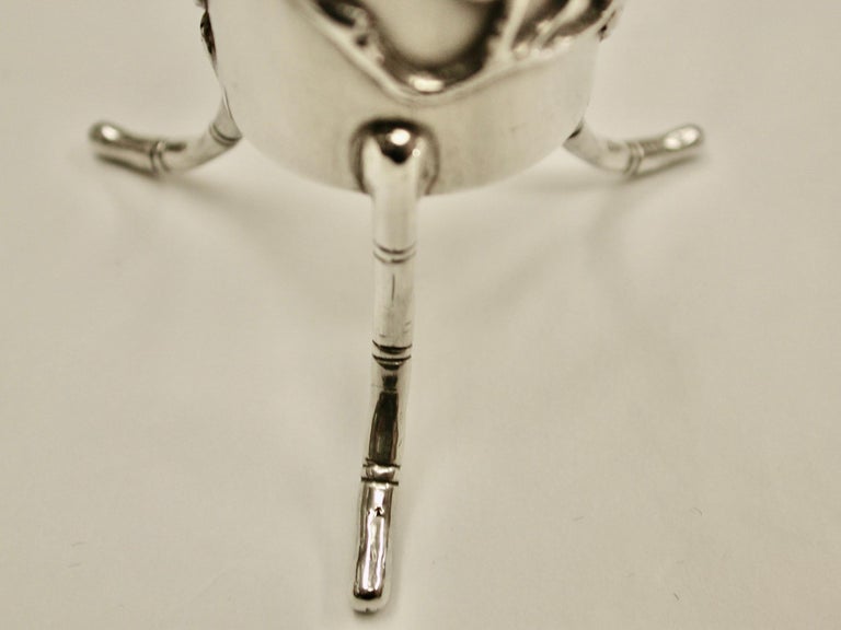 Chinese Silver Bud Vase Decorated with Chrysanthemums, circa 1890 For ...