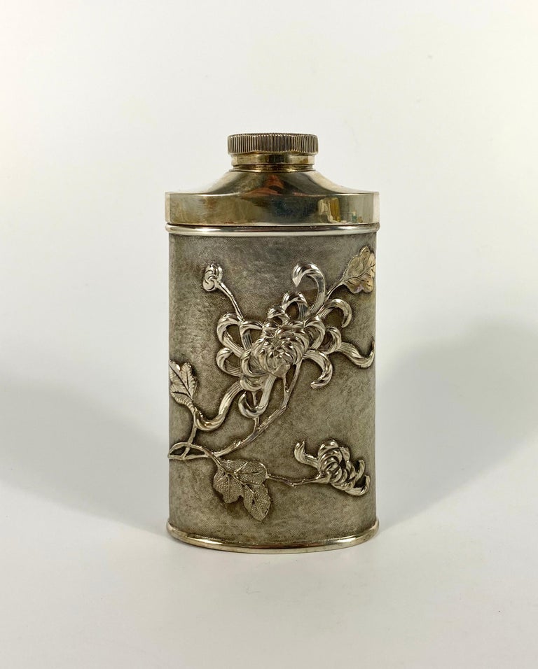 Chinese Silver Talcum Powder Dispenser, Luen Wo, Shanghai, circa 1900 ...