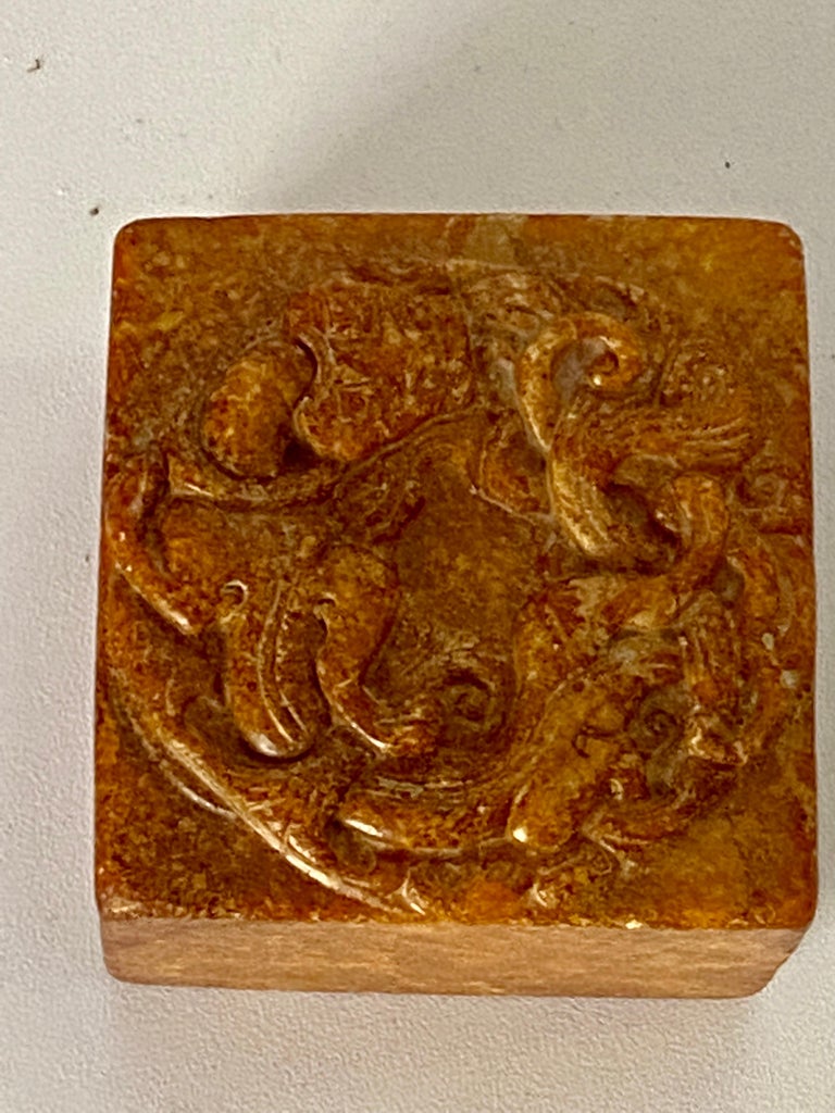 Chinese Soapstone Seal, 19th Century For Sale at 1stDibs