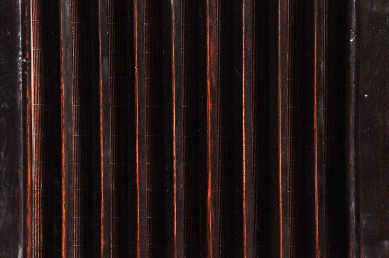 Chinese Spindle Cabinet with Two Shelves at 1stDibs