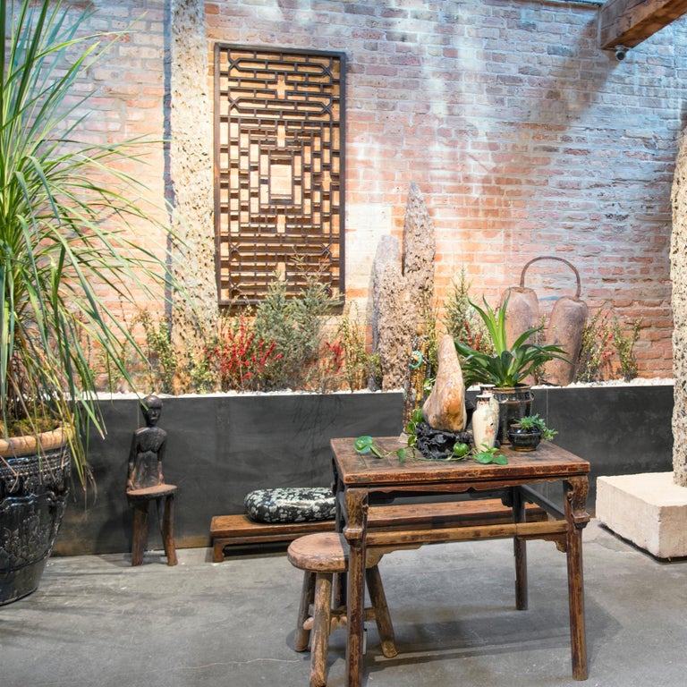 Chinese Square Display Table with Scroll Corners, circa 1850 For Sale ...