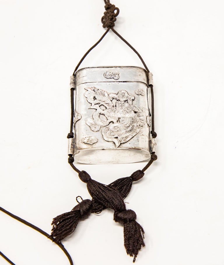 Chinese Sterling Pill Box For Sale at 1stDibs | china pill box
