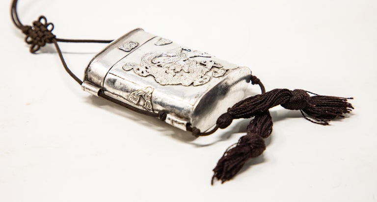 Chinese Sterling Pill Box For Sale at 1stDibs | china pill box