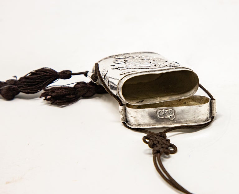 Chinese Sterling Pill Box For Sale at 1stDibs | china pill box