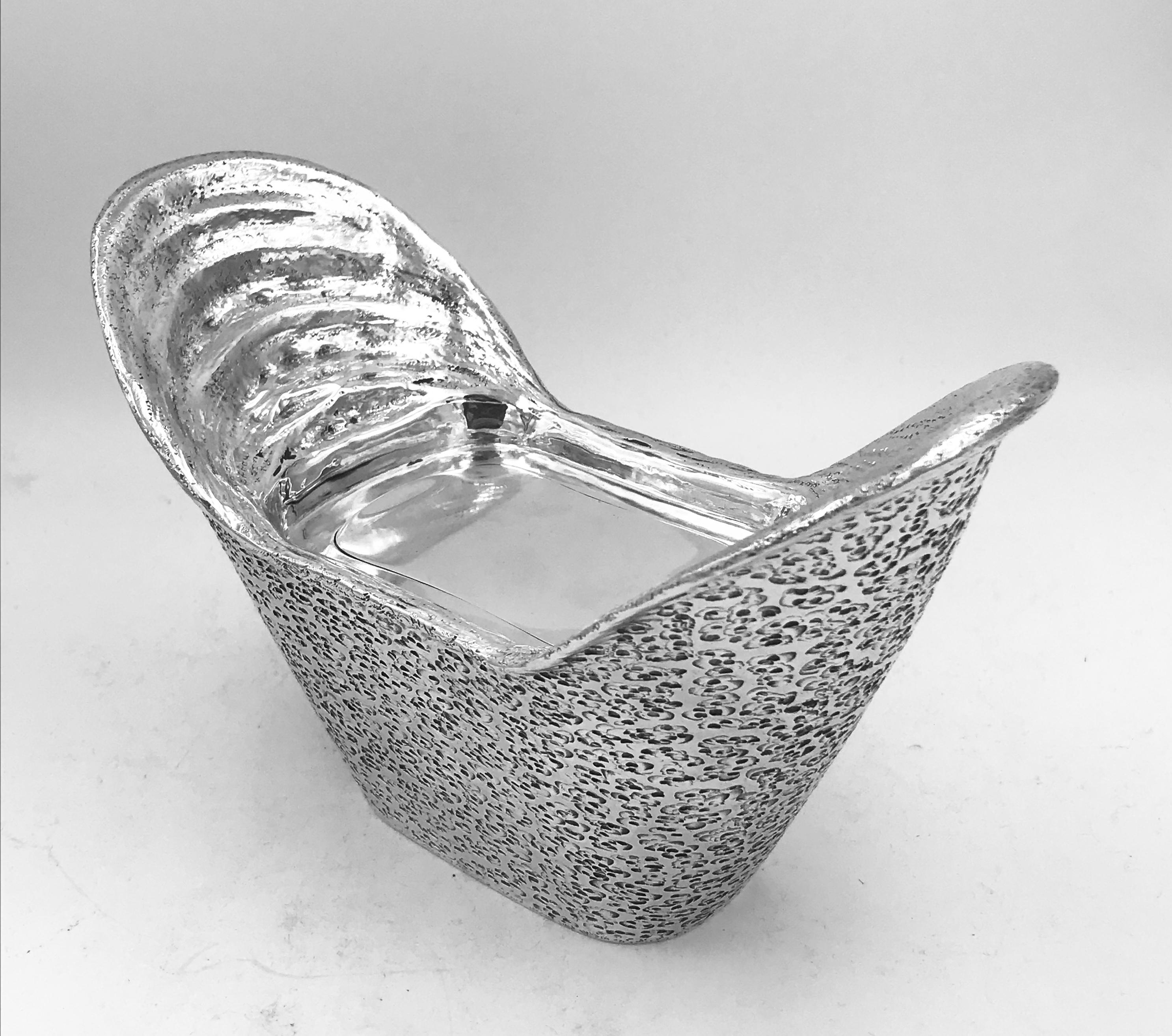 Chinese Sterling Silver Sycee Shaped Box at 1stDibs | sycee for sale ...