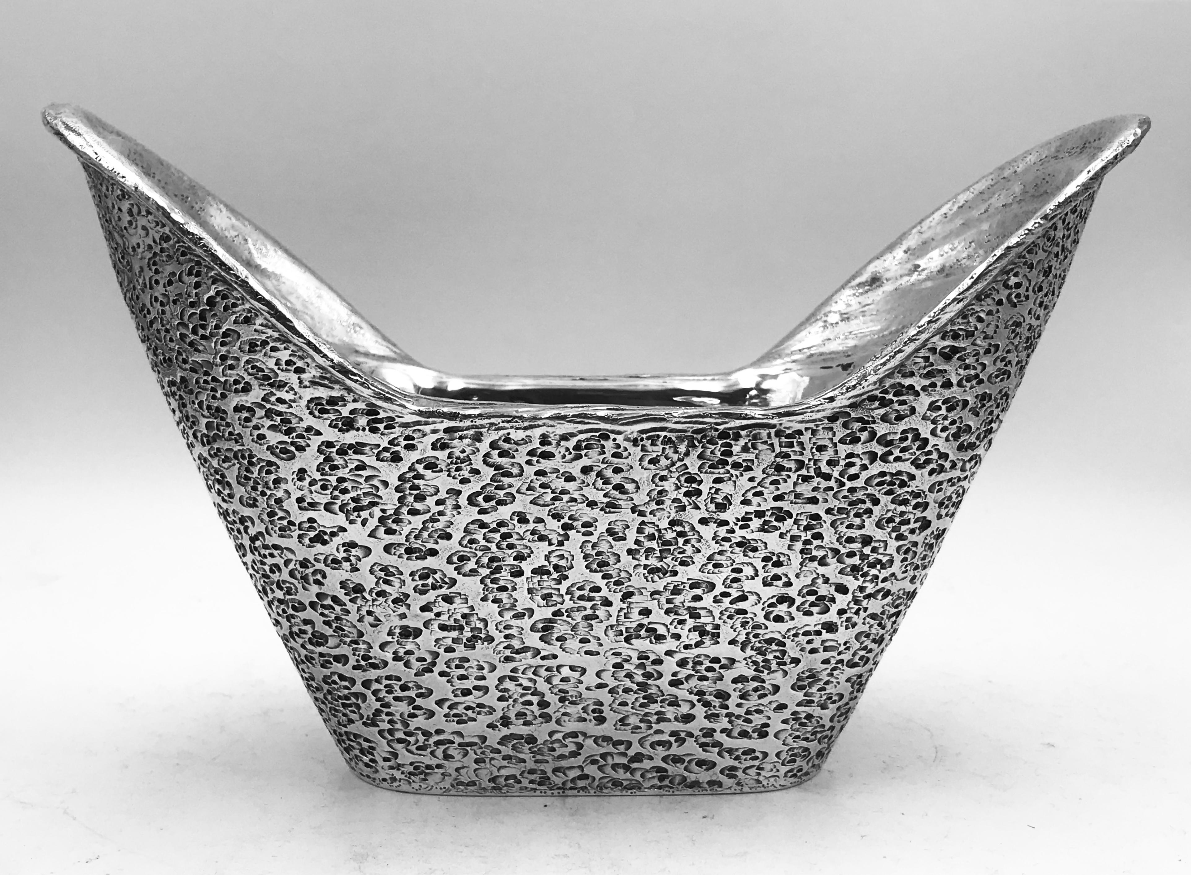 Chinese Sterling Silver Sycee Shaped Box at 1stDibs | sycee for sale ...