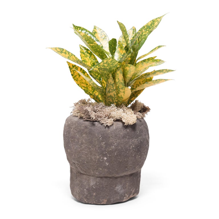 Chinese Stone Garlic Mortar, circa 1900 at 1stDibs