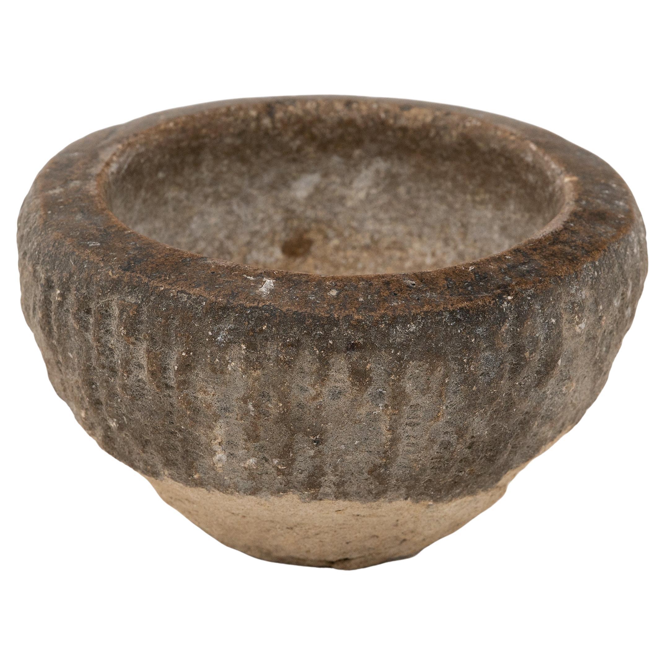 Chinese Stone Kitchen Mortar, c. 1800 For Sale at 1stDibs