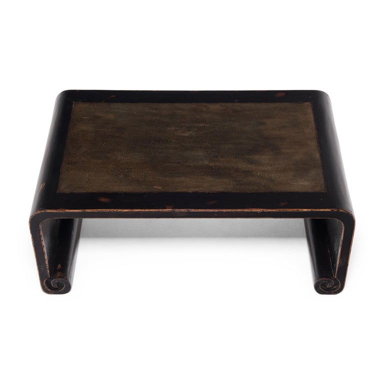 Chinese Stone Top Scroll Table, c. 1900 at 1stDibs
