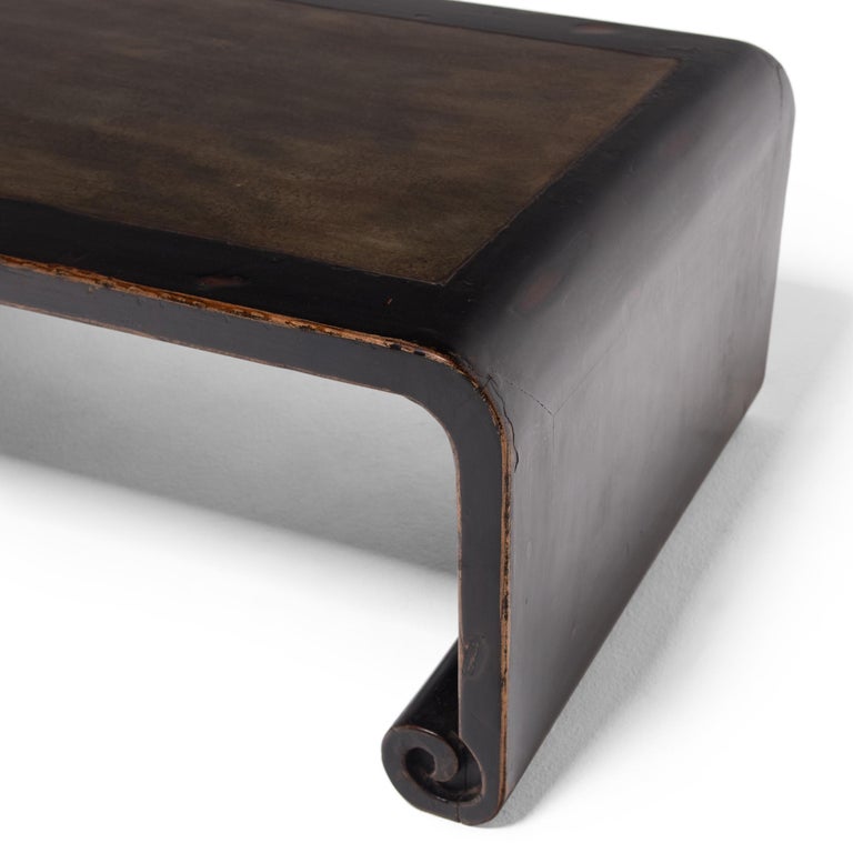 Chinese Stone Top Scroll Table, c. 1900 at 1stDibs