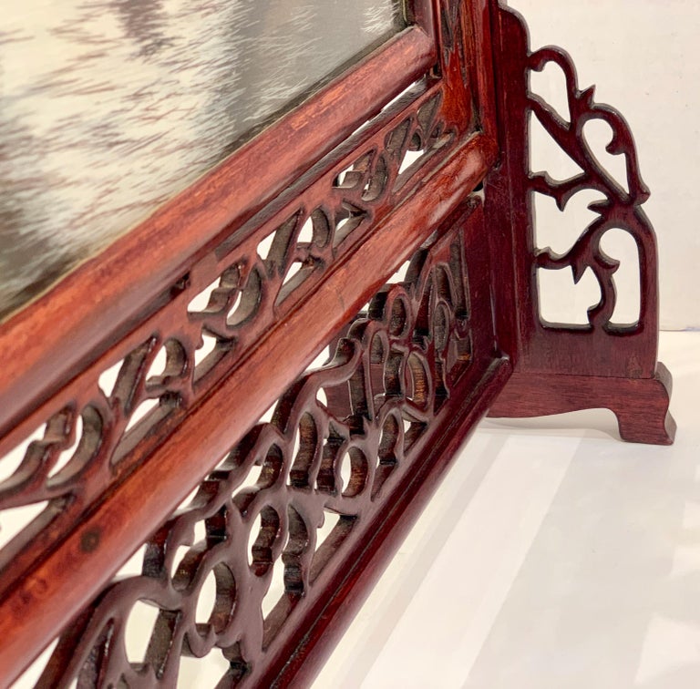 Chinese Su Double Sided Silk Embroidery Landscape Work of Art in ...