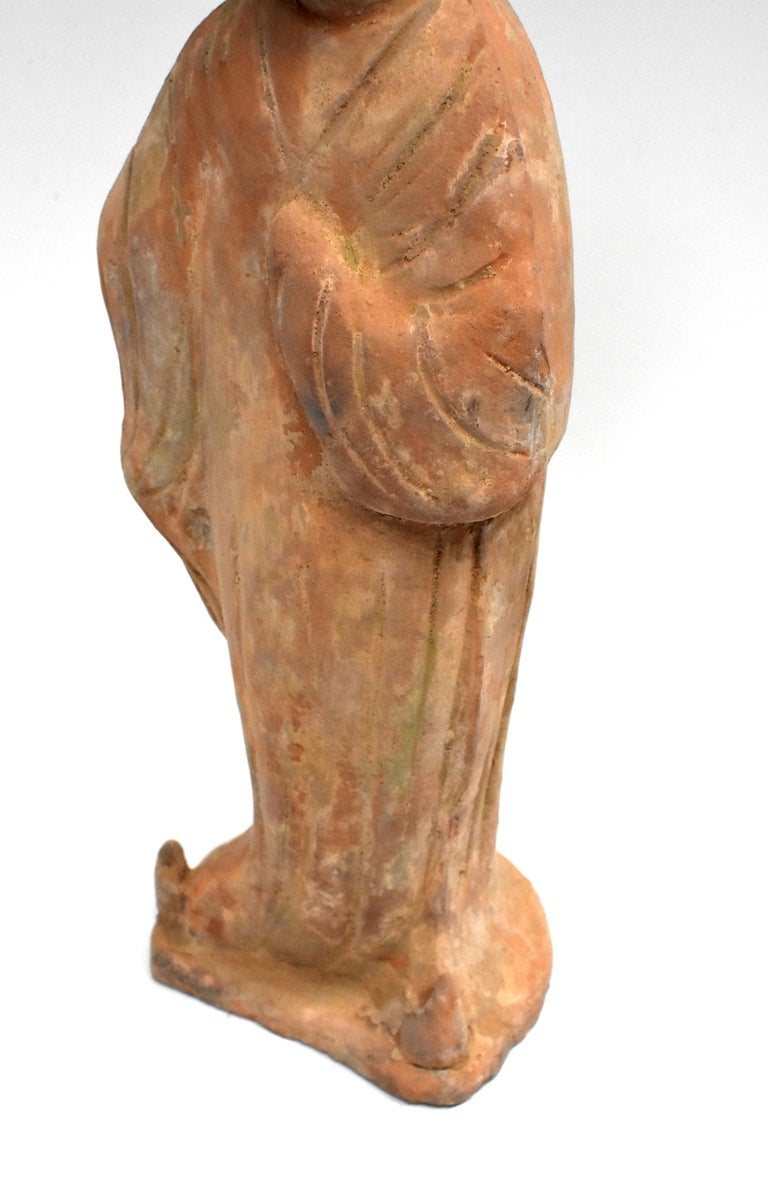 Chinese Terracotta Court Lady Tang Figure 2 at 1stDibs