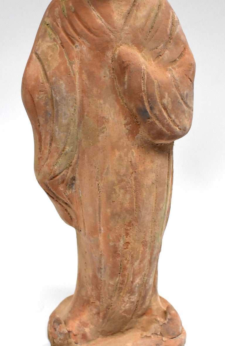 Chinese Terracotta Court Lady Tang Figure 2 at 1stDibs