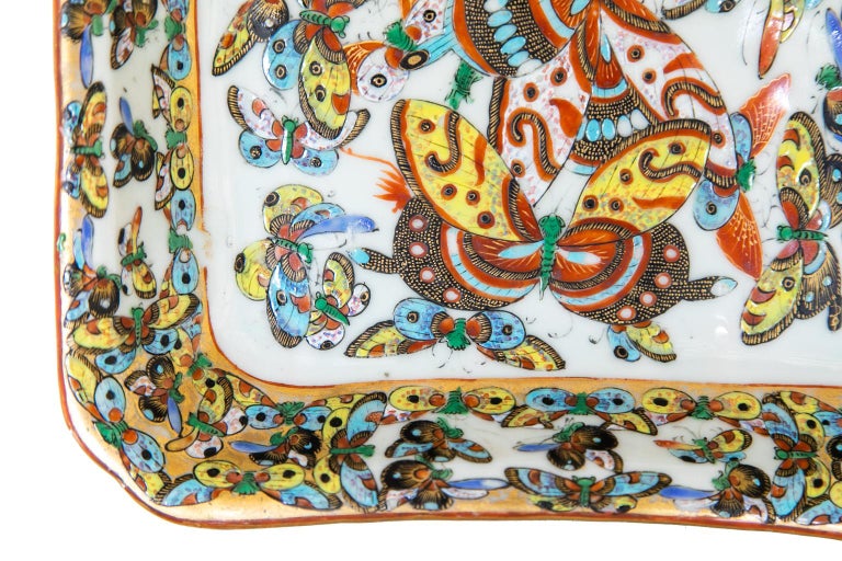 Chinese Thousand Butterfly Dish For Sale at 1stDibs
