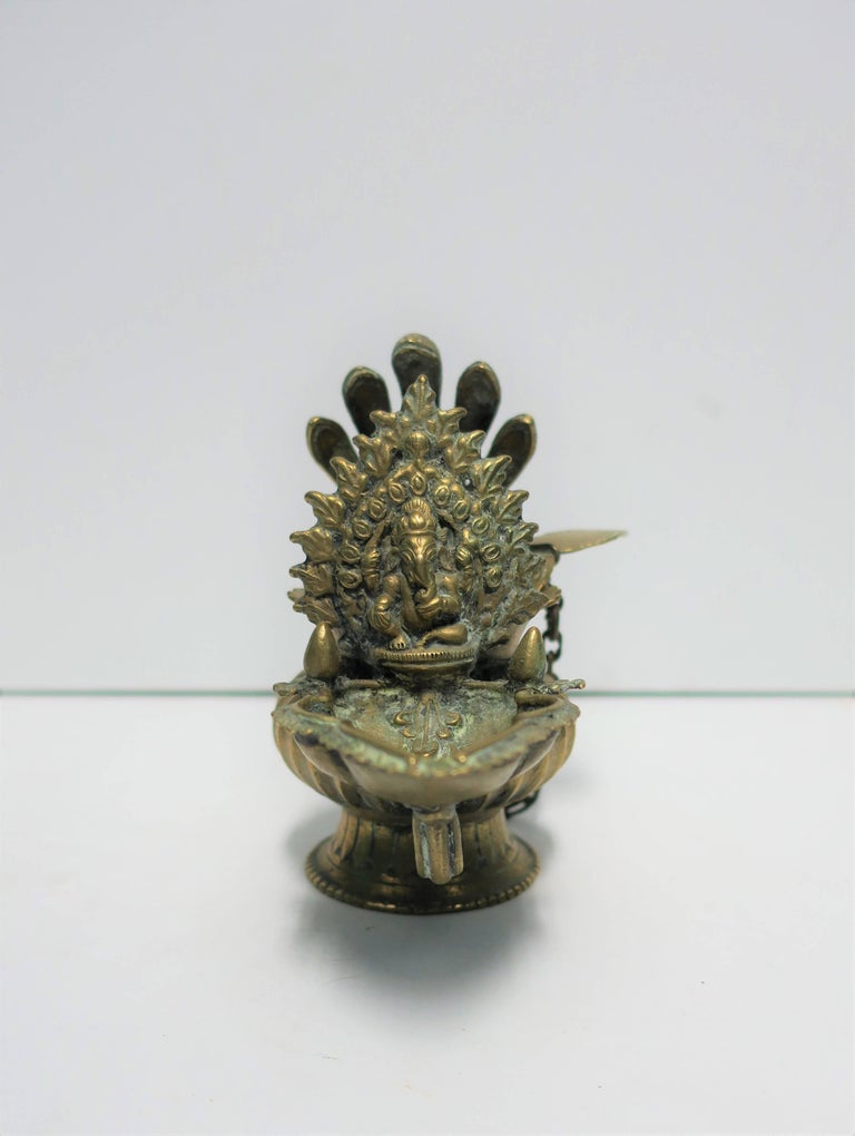 Nepalese Sukunda Ceremonial Bronze Oil Lamp For Sale at 1stDibs ...