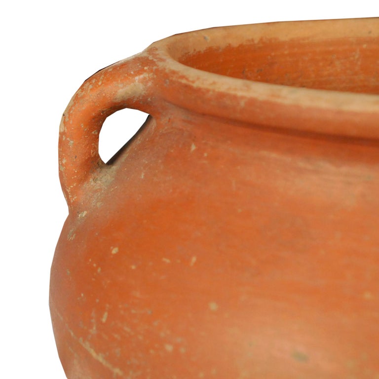 Chinese Unglazed Terracotta Rice Jar, C. 1900 For Sale at 1stDibs