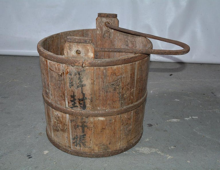 Chinese Water Bucket at 1stDibs | antique chinese water bucket, chinese ...