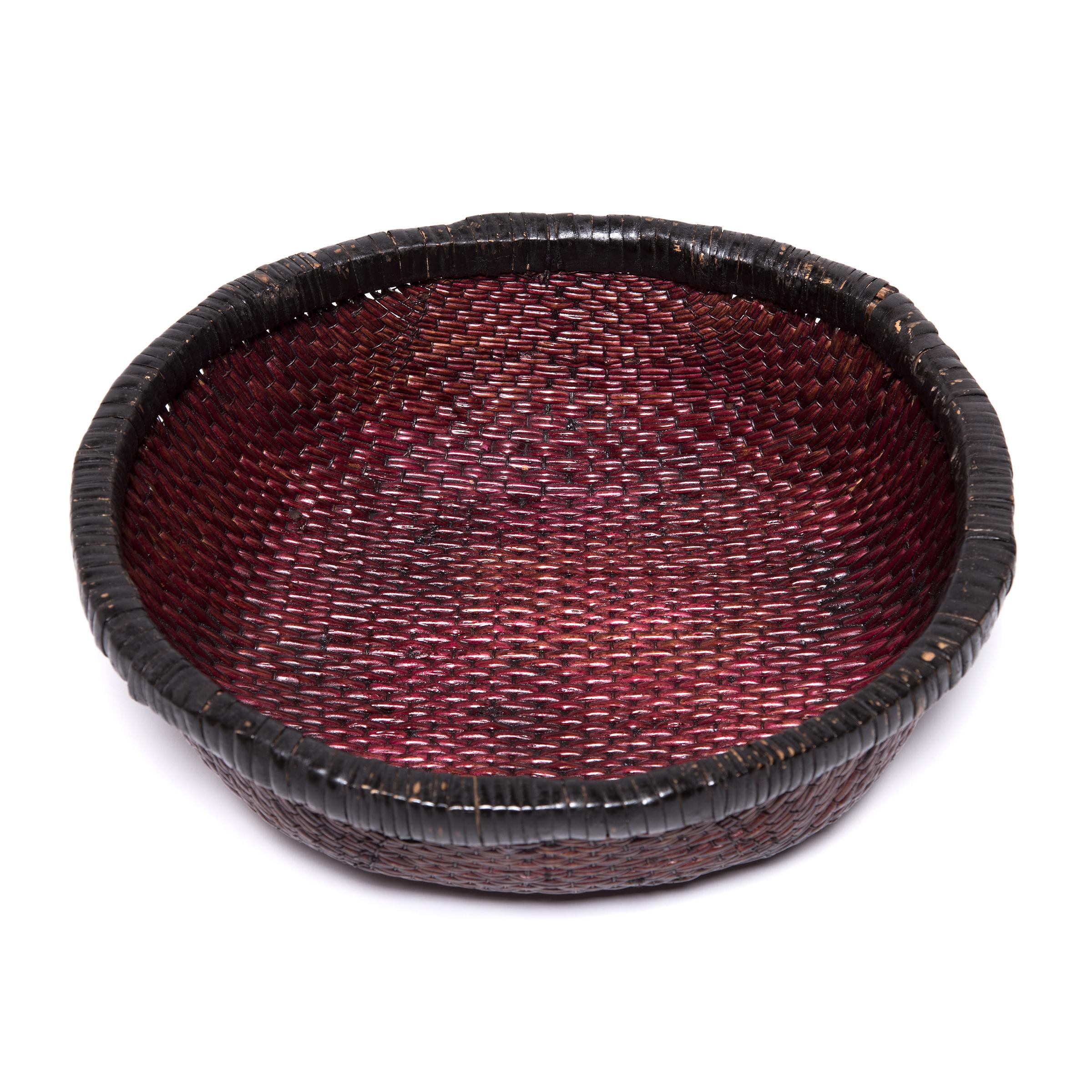 Chinese Woven Offering Basket, c. 1900 at 1stDibs